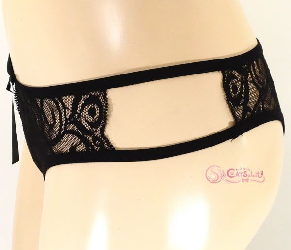 CATSelect oバック オープンクロッチ ショーツ 穴あき 股開き 股割れ oフロント 極小 下着 セクシーランジェリー 過激 o35 ブラック F(Tバック)｜売買されたオークション ...