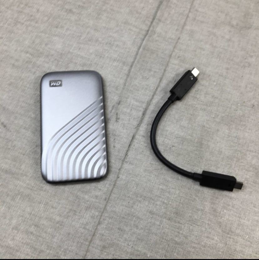 WD ポータブルSSD 1TB グレー USB3.2 Gen2 My Passport SSD 最大読取り1050 MB/秒 ...