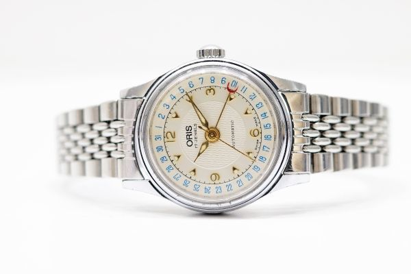 33 ORIS POINTER DATE 17JEWELS AT 7405 オリス ポインターデイト 17石 機械式 自動巻 レディース 腕時計 純正ブレス(オリス)｜売買されたオークション ...