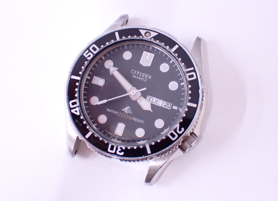 1円 超 シチズン プロマスター CITIZEN PROMATSER 2851-262981 ダイバー ウォッチ 200M 3針 デイデイト ...