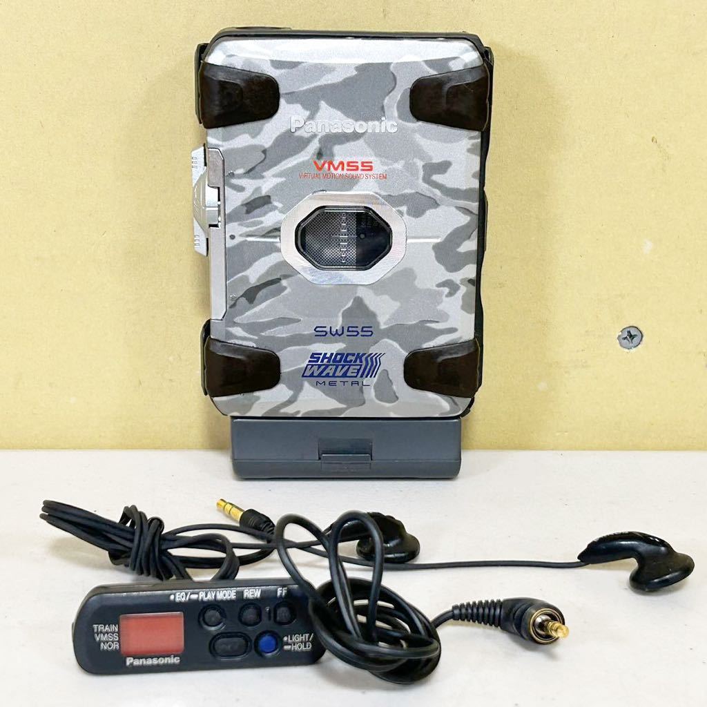#A14G Panasonic RQ-SW55 SHOCK WAVE METAL SWSS VMSS ステレオカセットプレーヤー ジャンク ...