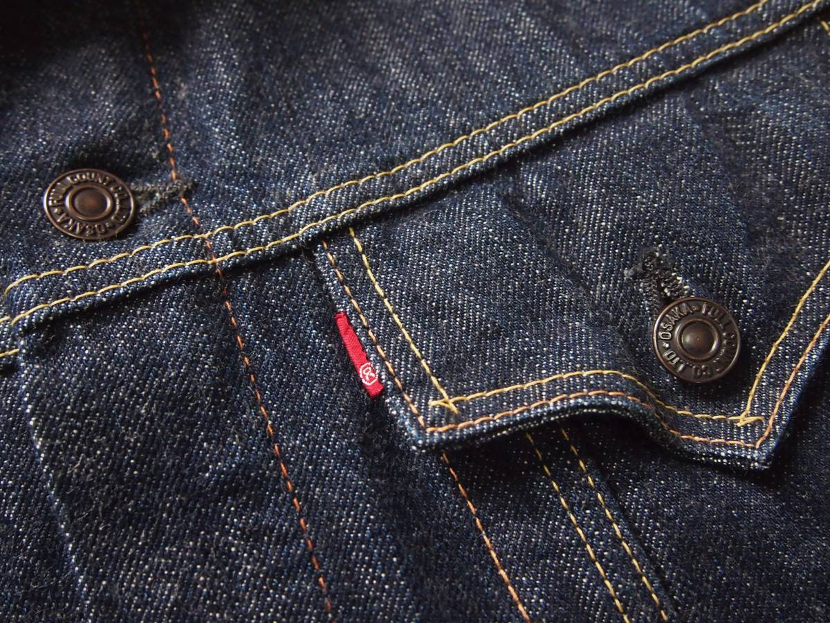 フルカウント FULLCOUNT NO PLEATS 3rd MODEL Lot.2101 38 トラッカーデニムジャケット(ジージャン ...