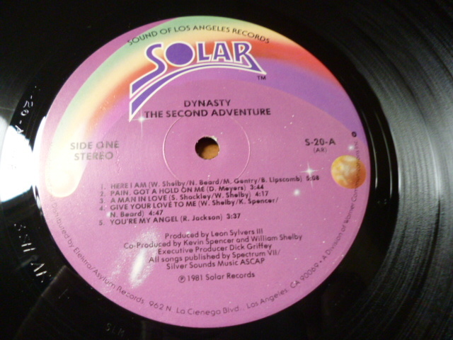 Dynasty / The Second Adventure シュリンク付 オリジナルUS盤 LP DISCO ブギー Here I Am ...