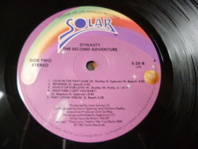 Dynasty / The Second Adventure シュリンク付 オリジナルUS盤 LP DISCO ブギー Here I Am ...
