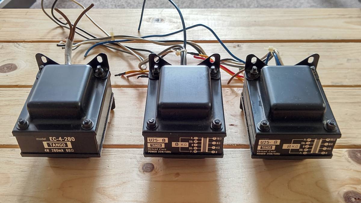タンゴ チョーク 出力トランス 3個セット U25-8 EC-4-280 TANGO(パーツ、部品)｜売買されたオークション情報、yahooの商品情報をアーカイブ公開 - オークファン ...