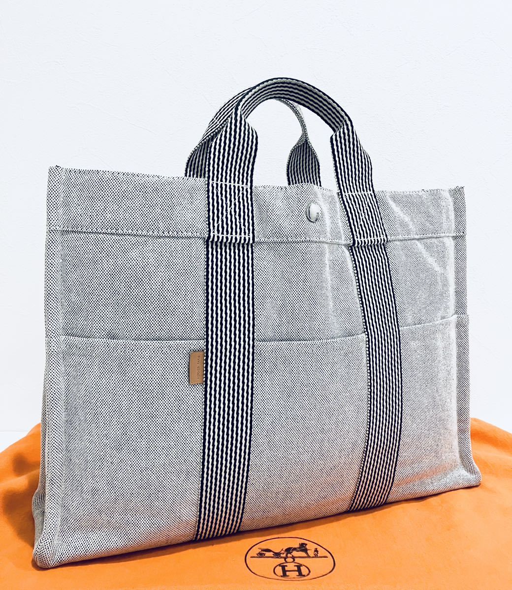 HERMES 極上 エルメス バッグ ニューフールトゥ MM トート バッグ(その他)｜売買されたオークション情報、yahooの商品情報をアーカイブ公開 - オークファン（aucfan.com）