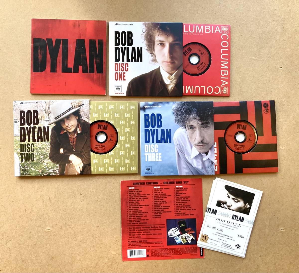 Deluxe Box Set Bob Dylan / Dylan Columbia 88697 11420 2 3CD Black CDs ...
