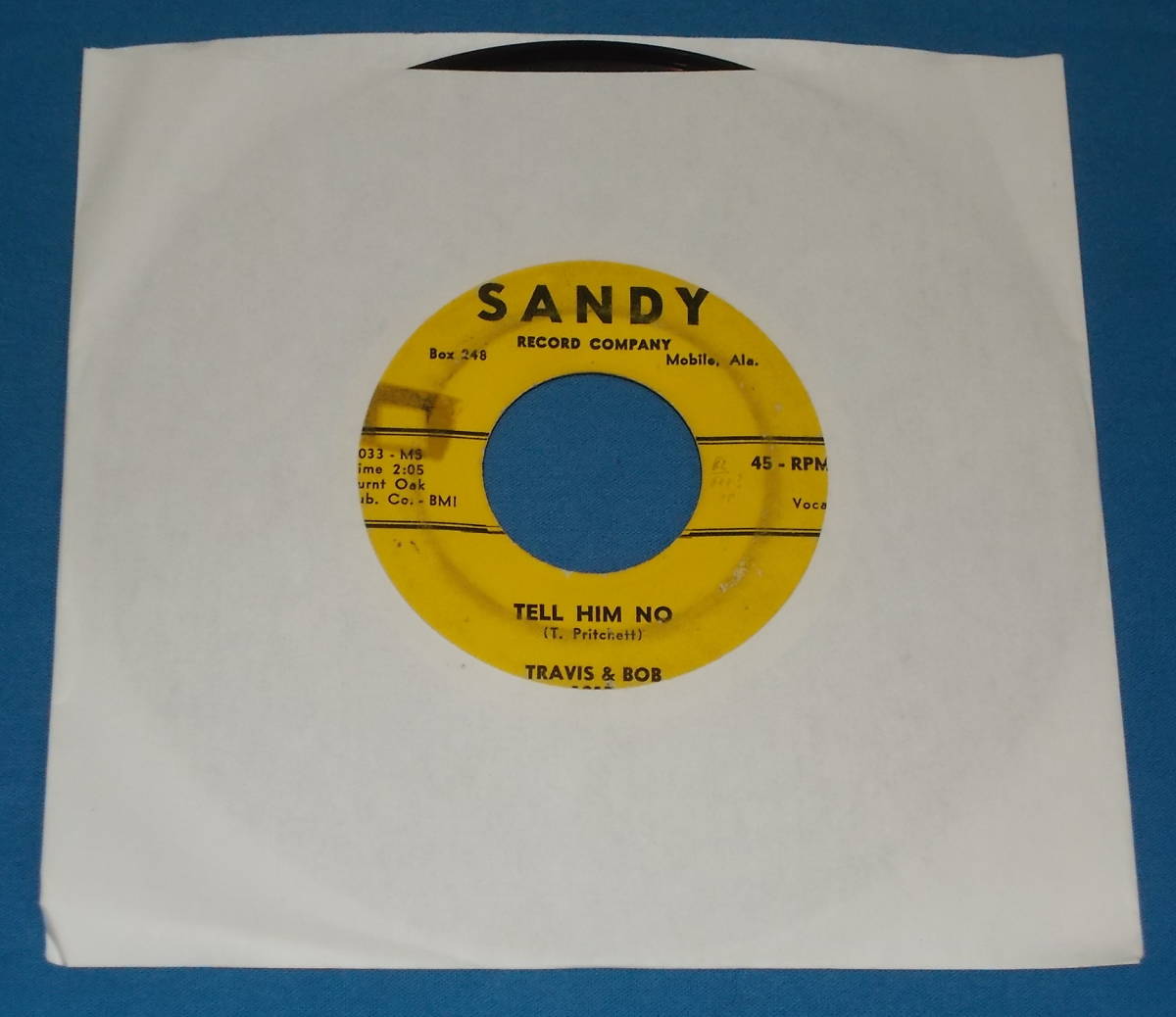 7inch EP US盤 TRAVIS & BOB/トラヴィス＆ボブ Tell Him No 50s名曲(その他)｜売買されたオークション情報 ...