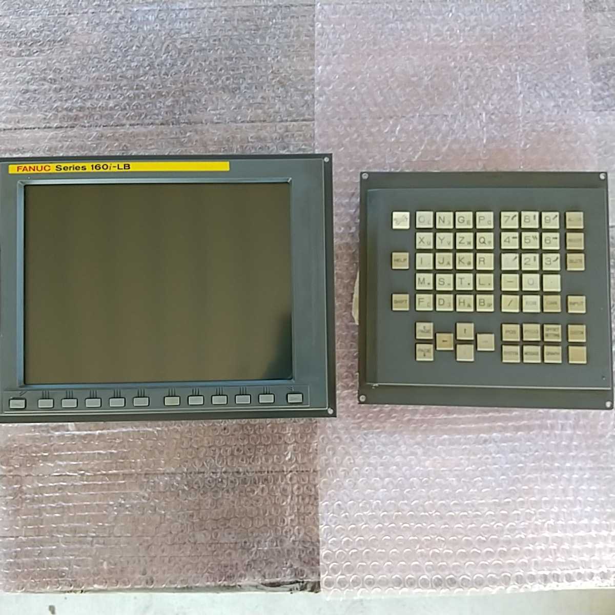 ファナック FANUC 160i-LB PANELi MDIユニットのセット ジャンク A13B-0196-B002 A02B-0281 ...
