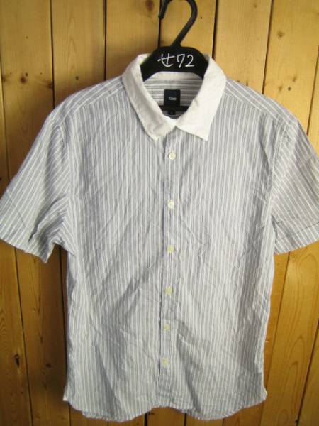 せ72 GAPギャップ ストライプ柄半袖クレリックシャツ S(半袖シャツ)｜売買されたオークション情報、yahooの商品情報をアーカイブ公開 - オークファン（aucfan.com）