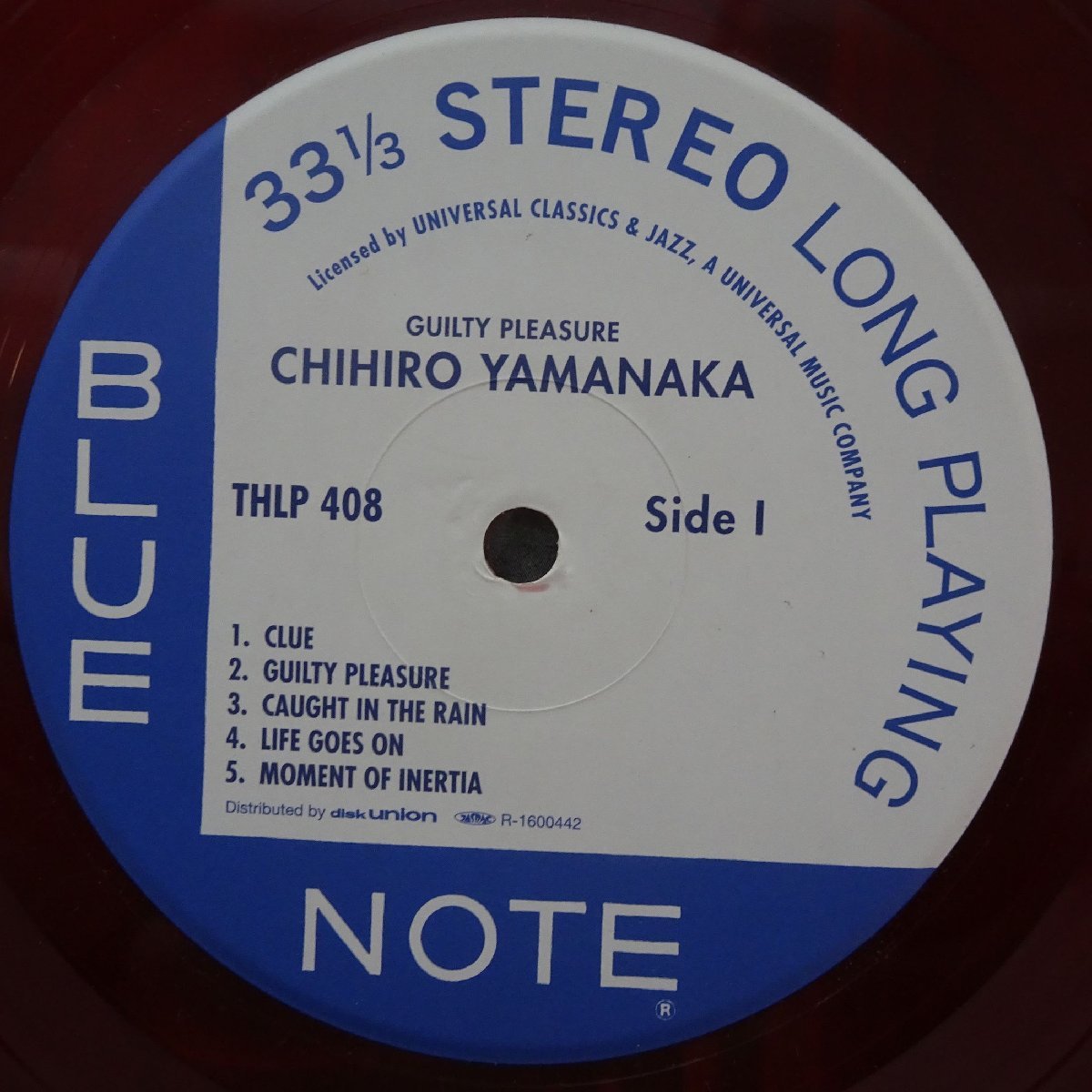 17109937; 掛け帯付/BLUE NOTE/Red Color Vinyl/ピンナップ写真付き/高音質/180g重量盤 山中千尋 ...