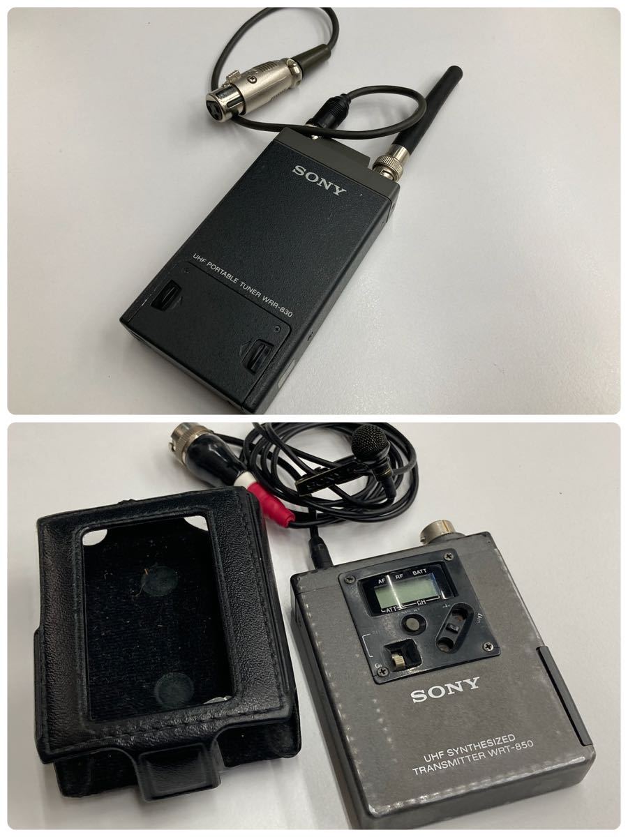 SONY ワイヤレスマイク WRR-830 WRT-850 現状品(プロ用、業務用)｜売買されたオークション情報、yahooの商品情報を ...