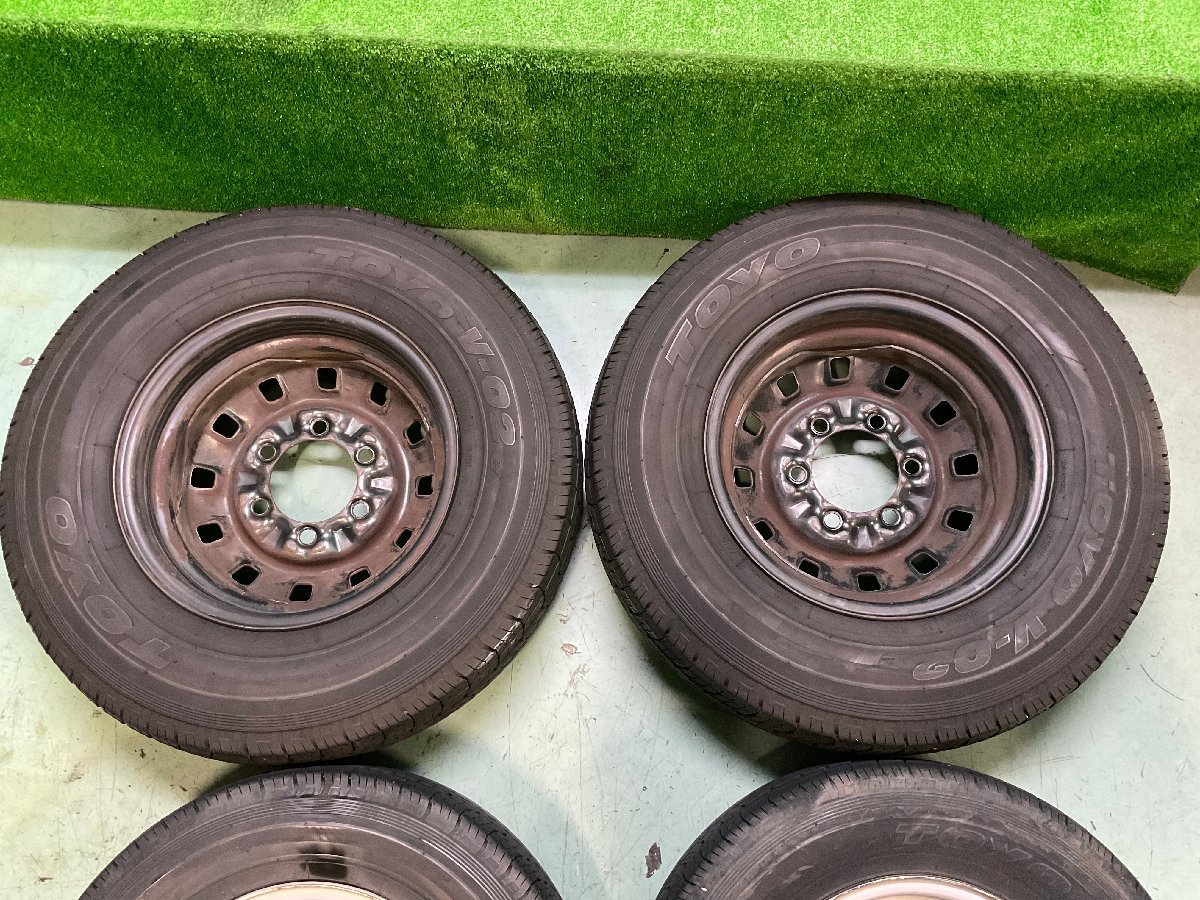 エルフ 14インチ 13インチ スチールホイール 5J 4J バリ山 タイヤ TOYO いすゞ PCD184.15-6穴 33811 6X286(タイヤ・ホイールセット)｜売買された ...