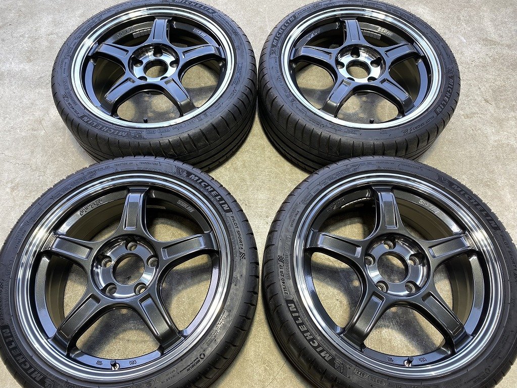 4本 SSR GTX03 7J ×17 +42 5H-114.3 軽量 21年製造 ミシュラン パイロットスポーツ4 215/40R17 ...
