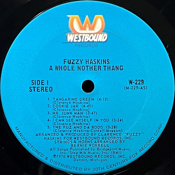 米オリジナル FUZZY HASKINS A Whole Nother Thang US Orig. ソロ名義1st LP ...