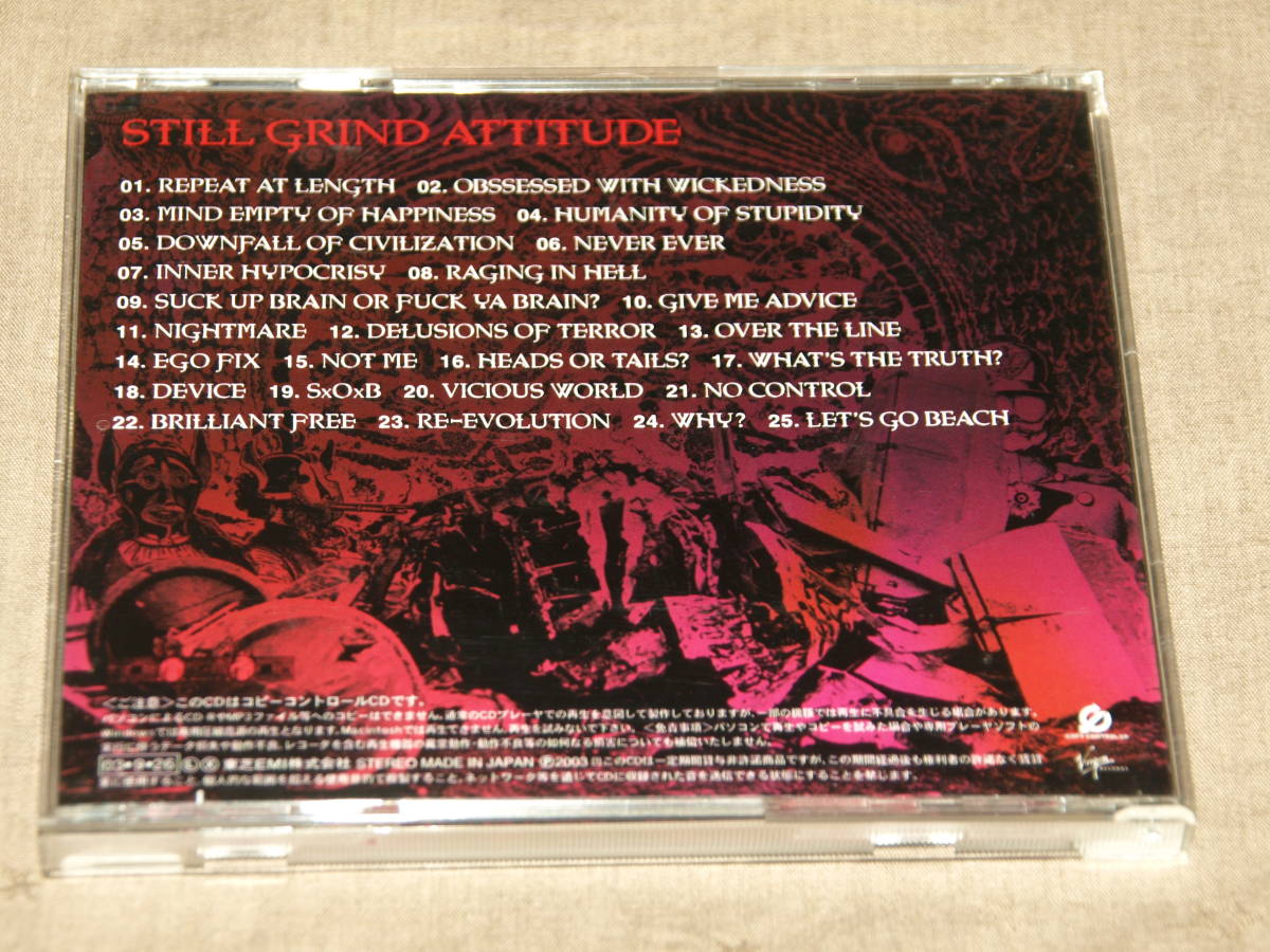 S.O.B STILL GRIND ATTITUDE 25曲 SxOxB(インディーズ)｜売買されたオークション情報、yahooの商品情報を ...