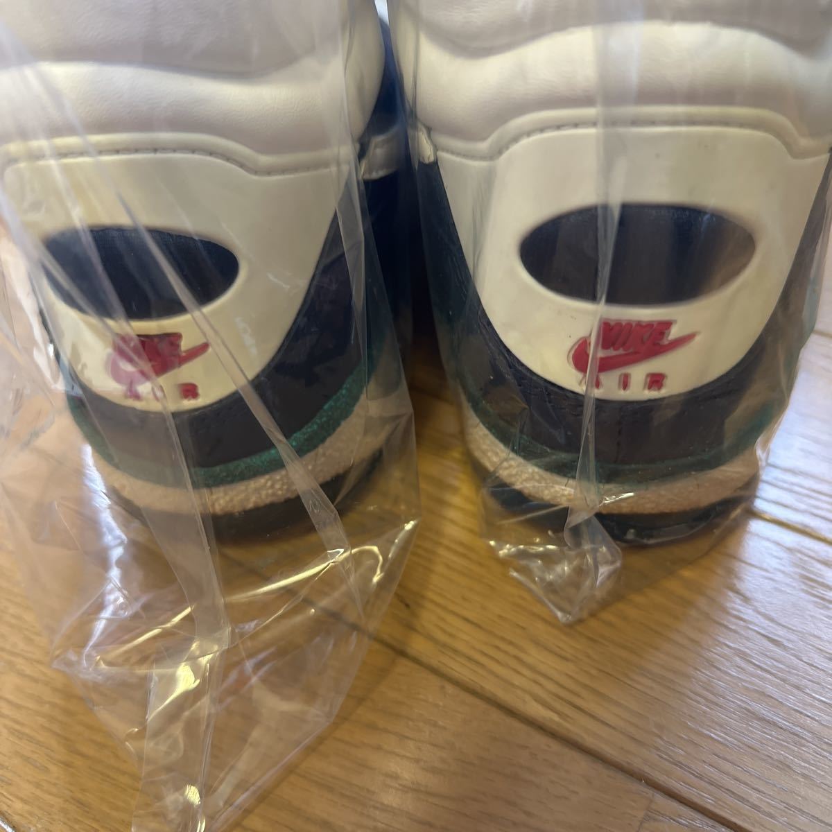 1円 92年製 NIKE AIR BALLISTIC FORCE HIGH エアバリスティックフォースハイ US8.5 26.5cm 白 ...