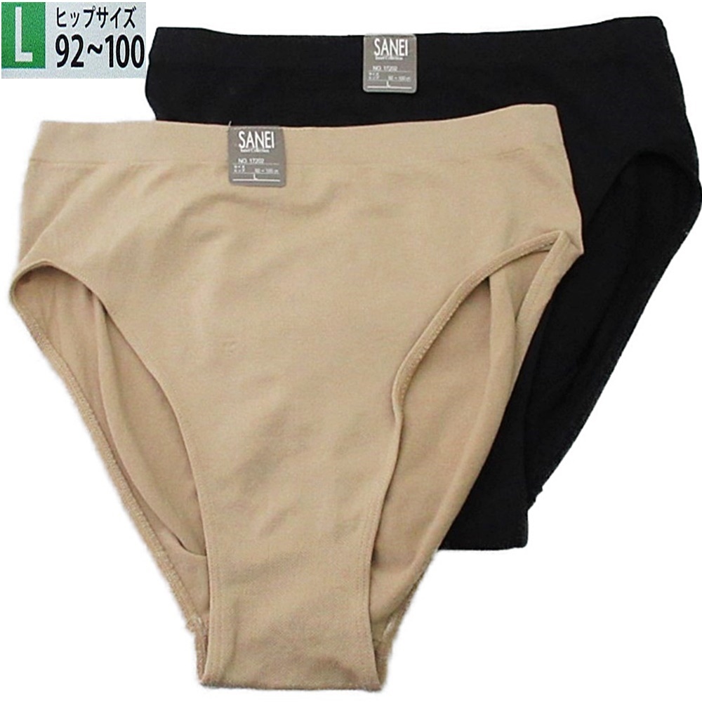 噂のショーツ BLACK+BEIGE レディース size L ヒップ92-100cm ナイロン混素材 2枚(スタンダード)｜売買されたオークション情報、yahooの商品情報をアーカイブ公開 ...