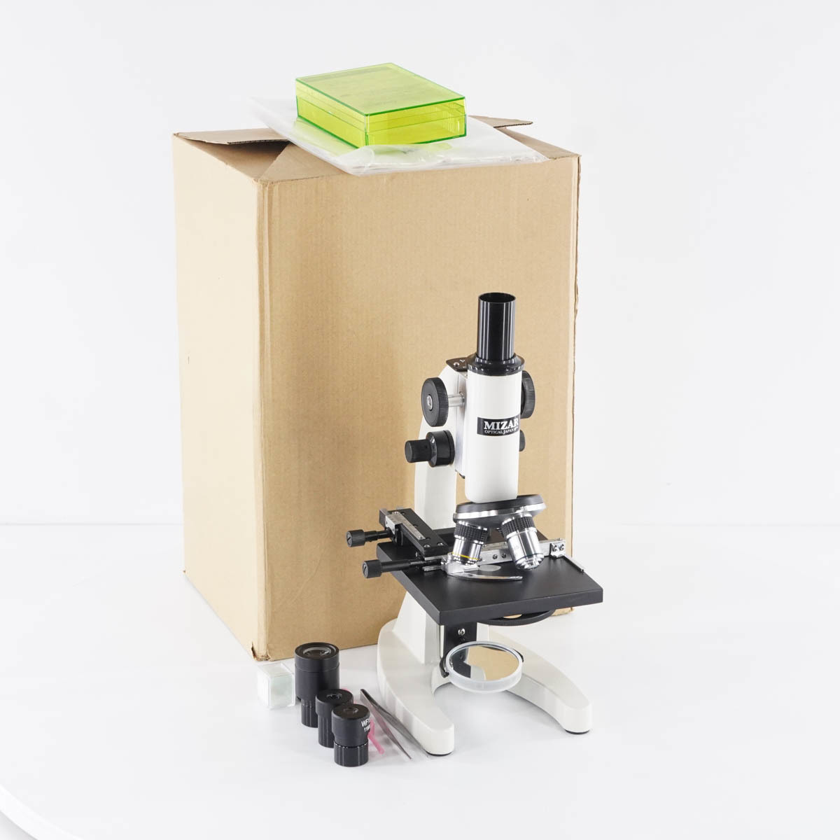 DW ML-1200 MIZAR Microscope ミザール 顕微鏡 10/0.25 S40... 04759-0004(顕微鏡)｜売買さ ...