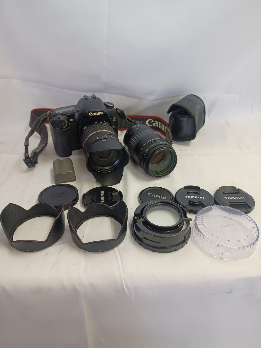 CANON EOS キャノンEOS レンズ2台 色々まとめて まとめ売り TAMRON XR Di2 Canon EF90 SKYLIGHT ...