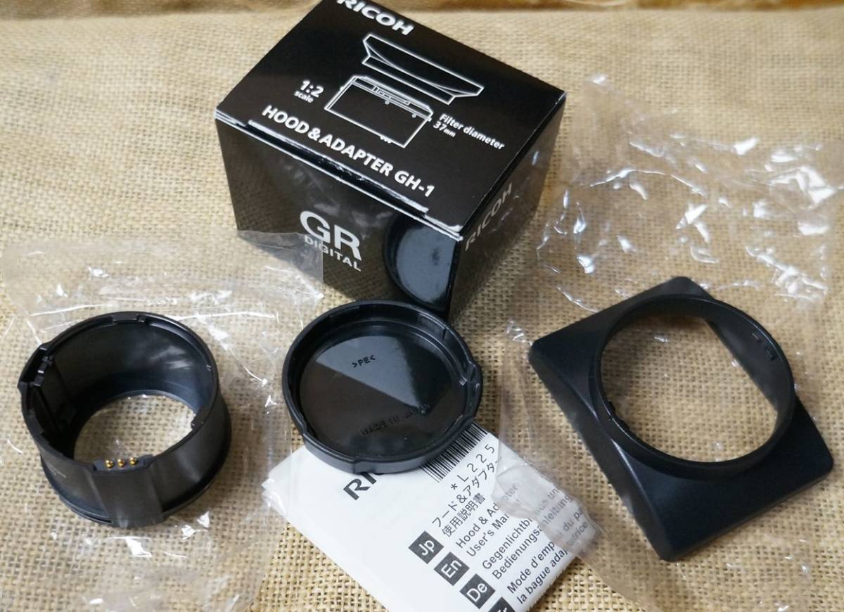 RICOH GH-1 HOOD &ADAPTER GR DIGITAL II GR DIGITAL用 リコー フード アダプター(フード ...