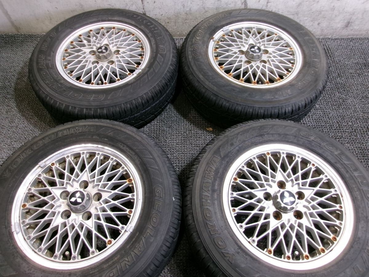 激安 H57A パジェロジュニア 1000台限定 SSR 純正 フライングパグ 15インチホイール 6.5JJ+42 5穴 PCD114.3 ...