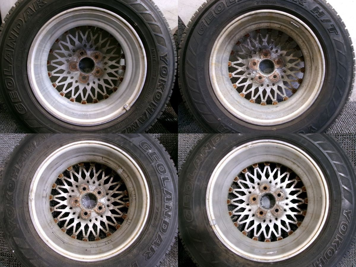 激安 H57A パジェロジュニア 1000台限定 SSR 純正 フライングパグ 15インチホイール 6.5JJ+42 5穴 PCD114.3 ...