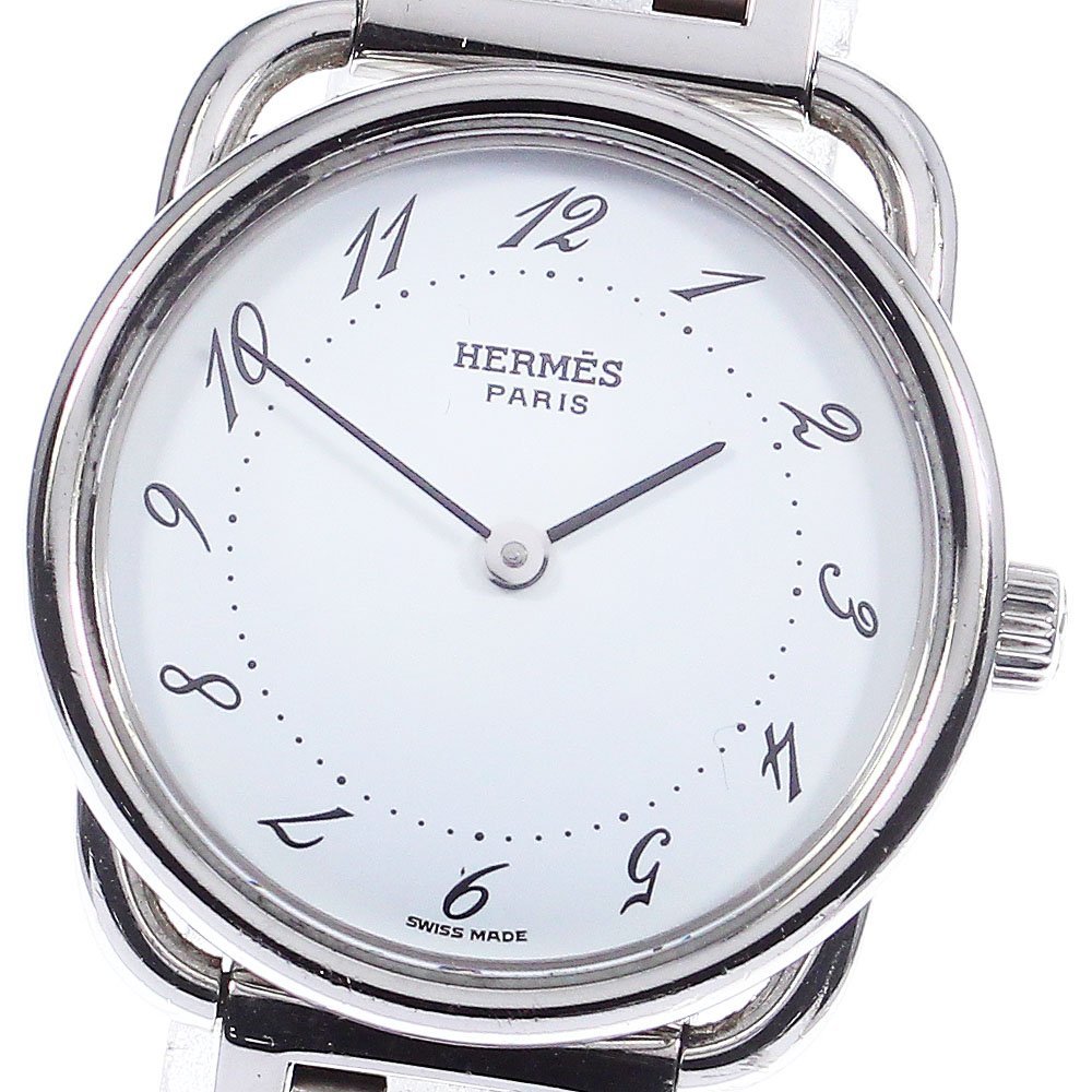 ベルト訳あり エルメス HERMES AR3.210 アルソー クォーツ レディース 箱 保証書付き_741257(その他)｜売買されたオークション情報、yahooの商品情報をアーカイブ公開 ...