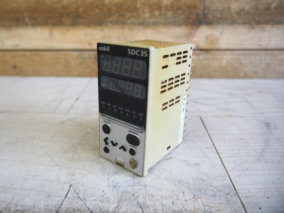 1F0316-18 azbil アズビル デジタル指示調節計 SDC35(電材、配電用品)｜売買されたオークション情報、yahooの商品情報を ...