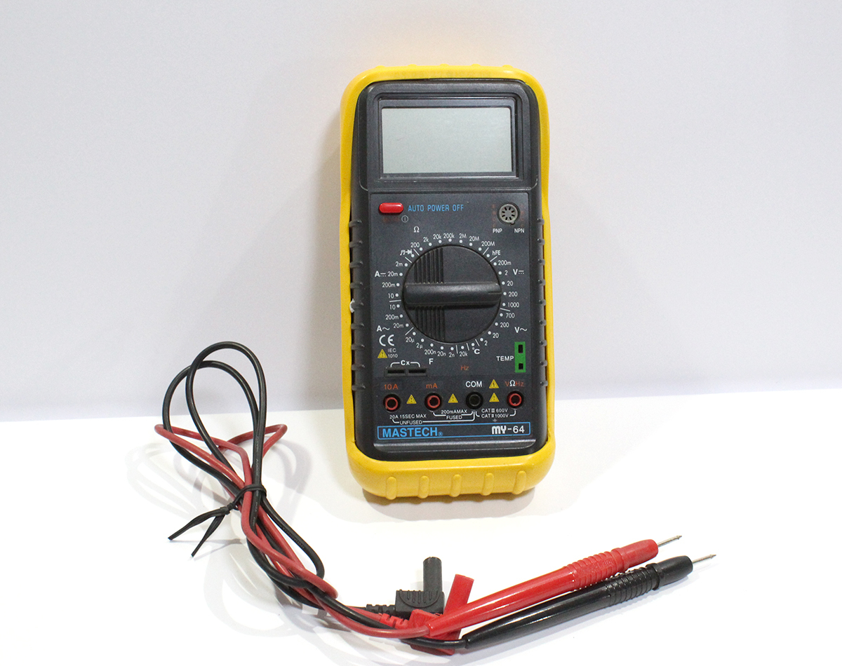 MASTECH my-64 デジタルマルチメーター 周波数 電気静電容量 温度 テスター 現状品 y1072(電気計測器)｜売買された ...