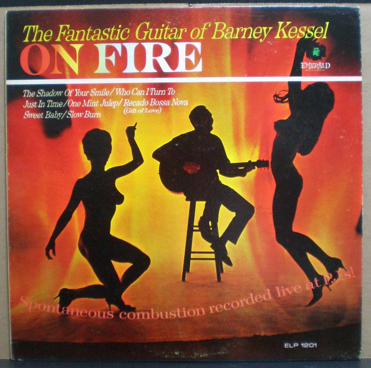 US-Orig MONO Emerald ELP 1201 Barney Kessel / On Fire Frankie Capp ...