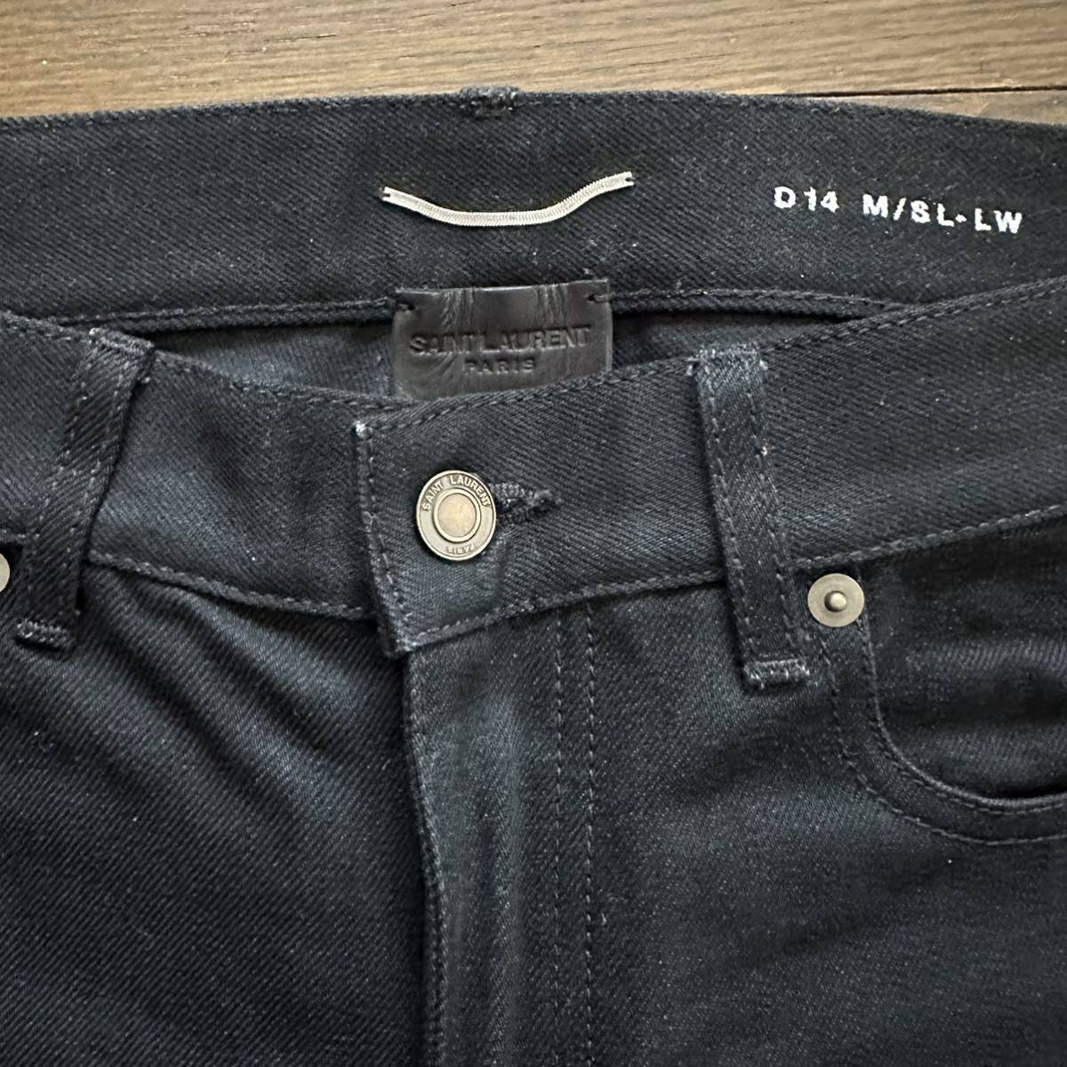 SAINT LAURENT PARIS サンローラン エディ期 ブラック デニム D14 M/SL-LW スキニー(ボトムス)｜売買された ...