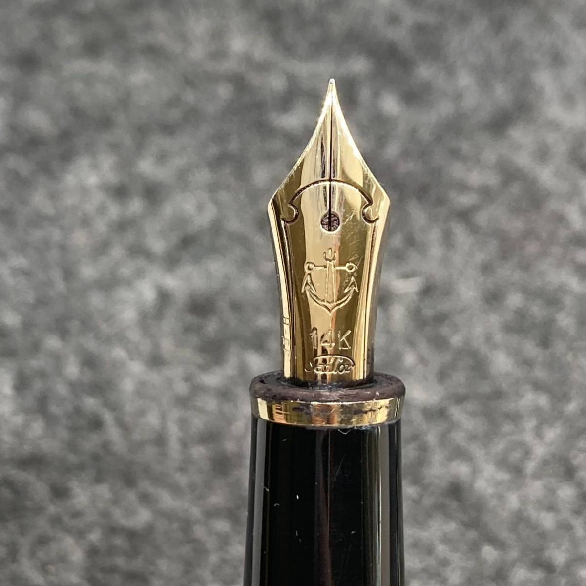 PE2099 Sailor セーラー 万年筆 プロフィット ペン先 14K H-EF ブラック 筆記未確認 FOUNDED 1911(セーラー ...