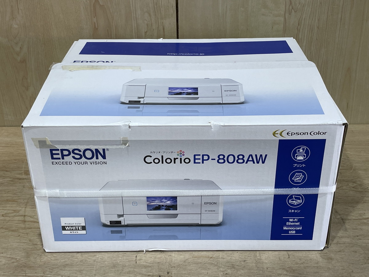 30－52 品 EPSON エプソン Colorio カラリオ プリンター EP-808AW ホワイト インクジェットプリンター 保管品(エプソン)｜売買されたオークション情報、yahooの ...
