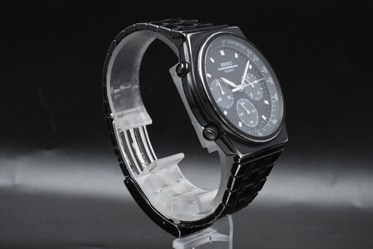 難あり SEIKO SPEEDMASTER CHRONOGRAPH Ref：7A28-7110 セイコー スピードマスター クォーツ メンズ ...