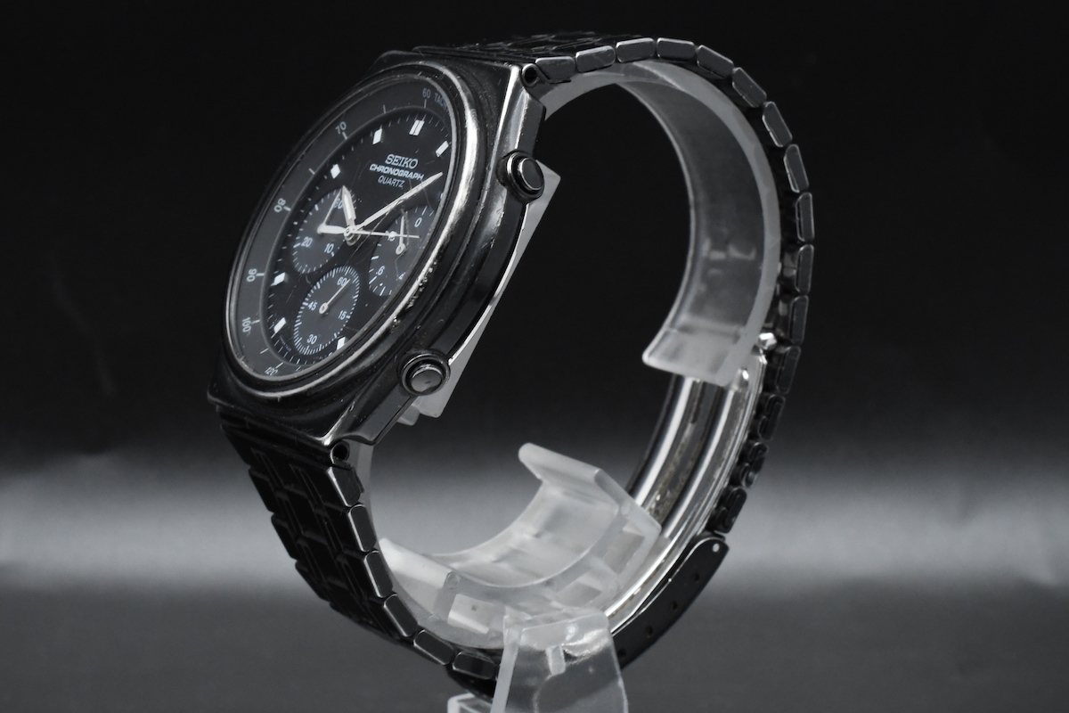 難あり SEIKO SPEEDMASTER CHRONOGRAPH Ref：7A28-7110 セイコー スピードマスター クォーツ メンズ ...