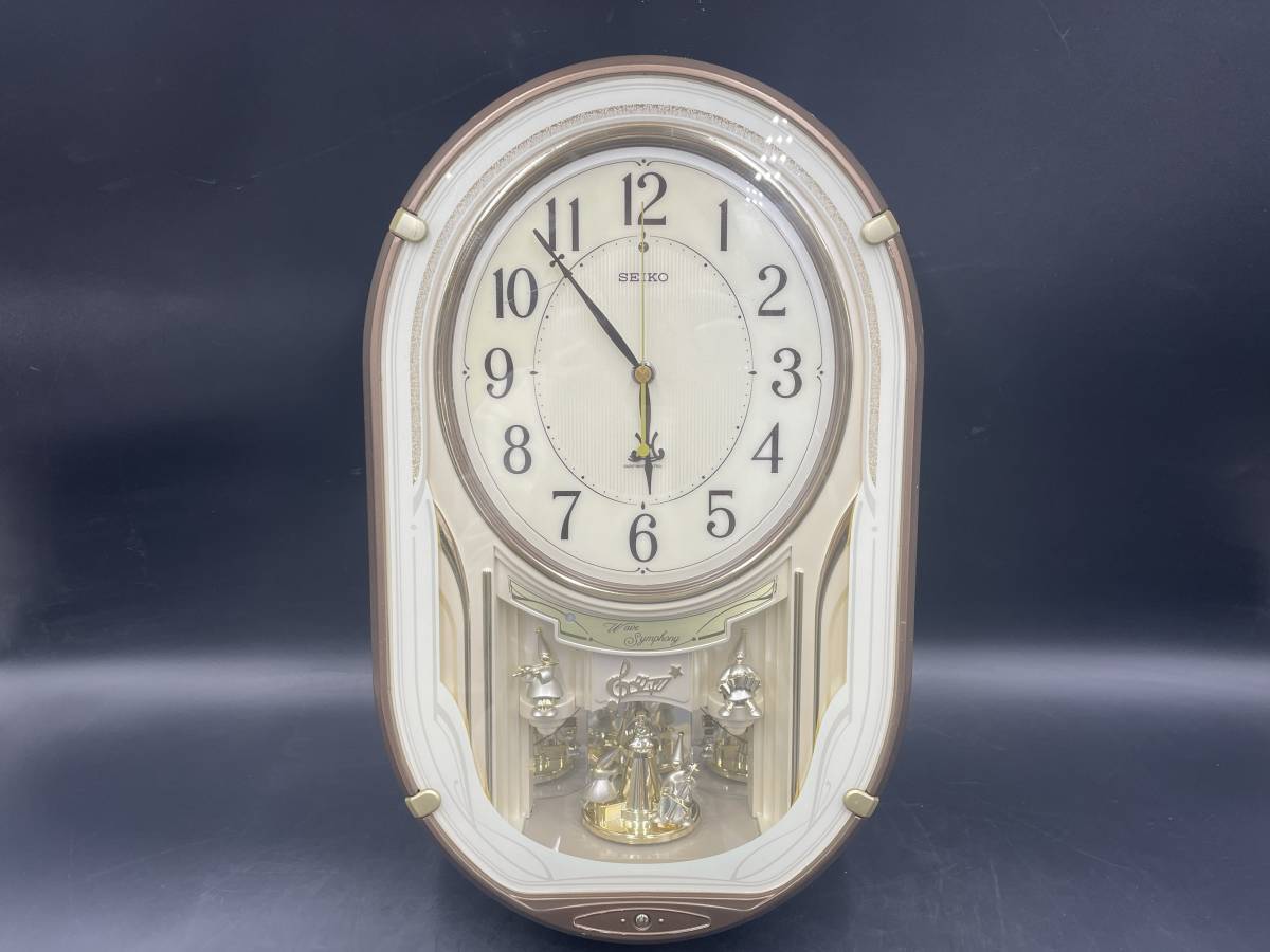 SEIKO/セイコー AM233G 壁掛け電波時計 Wave Symphony/ウェーブシンフォニー(アナログ)｜売買されたオークション情報 ...