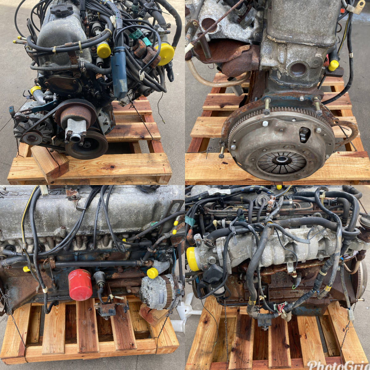 P289E51In 旧車/ @ 日産 フェアレディZ E-S130Z 純正 エンジン本体 L20 145.215km レストアベース/部品取り ...