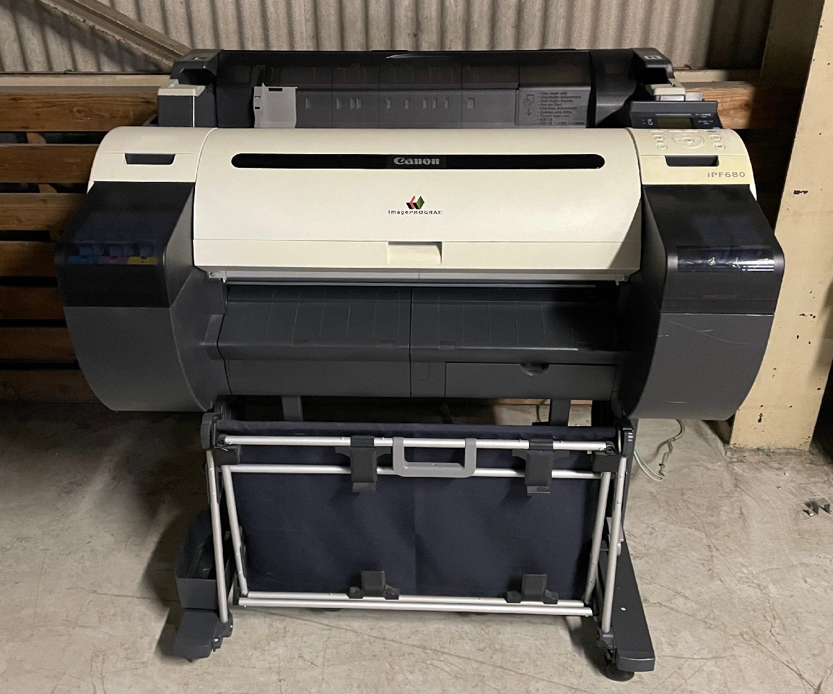 M Canon キャノン /大判プリンター/imagePROGRAF iPF680/A1ノビ/日焼け/印字良好 /CUUTER 3063(プロッタ)｜売買されたオークション情報、yahooの ...
