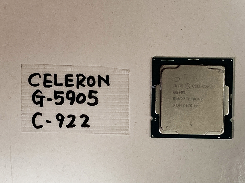 Intel Processor Celeron CPU 第10世代 G5905 ②(Celeron)｜売買されたオークション情報、yahooの ...