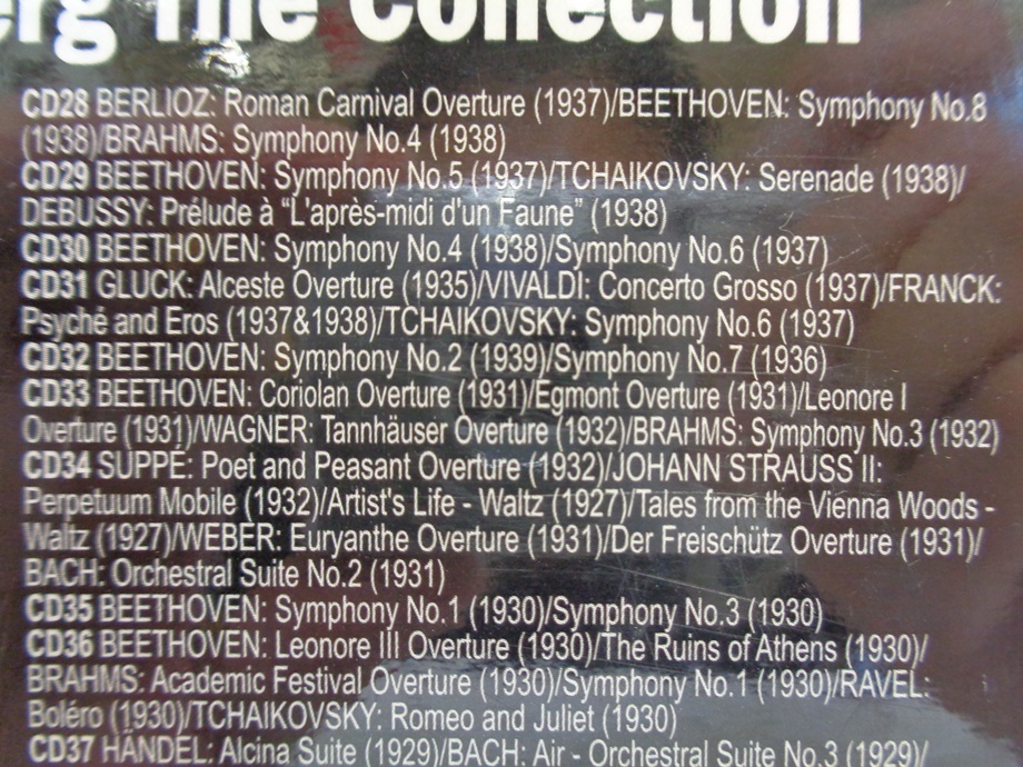 Willem Mengelberg The Collection 42枚 CD ウィレム メンゲルベルク コレクション ボックス BOX ...