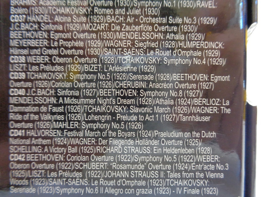 Willem Mengelberg The Collection 42枚 CD ウィレム メンゲルベルク コレクション ボックス BOX ...