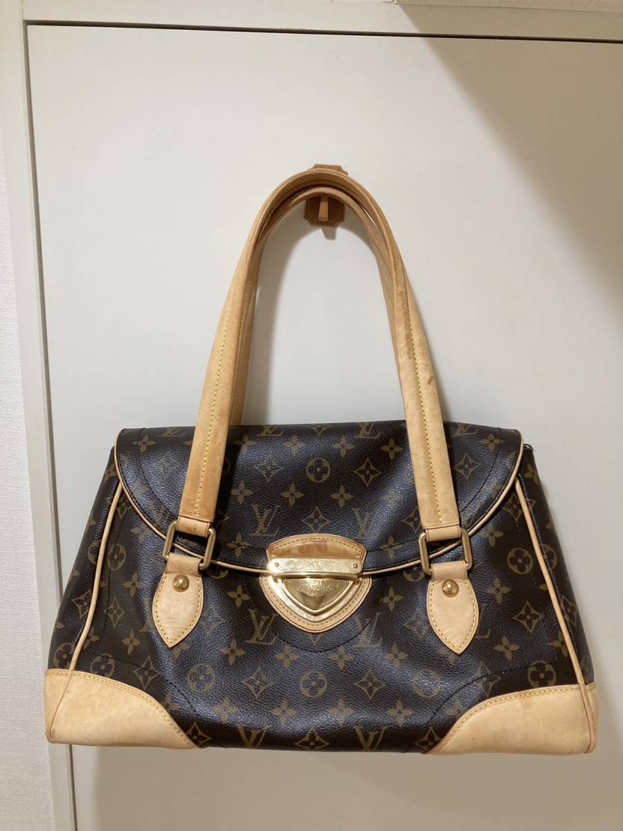 LOUIS VUITTON/ルイヴィトン/LV/ビバリーGM/モノグラム/バッグ/PVCレザー/BRW/茶/M40120/0605b(ハンドバッグ)｜売買されたオークション情報、yahooの ...