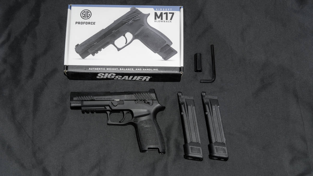 LAYLAX SIG SAUER ProForce M17 CO2 GBB CO2 BLACK スペアマガジン付(ガスガン)｜売買された ...