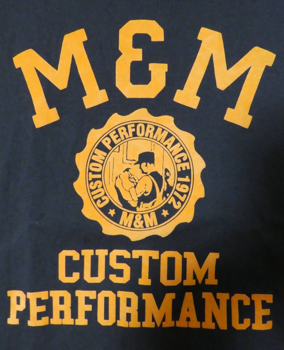 m&m CUSTOM PERFORMANCE カレッジ ロゴ フェルト プリント T チャンピオン オマージュ 美 エム&エム エムアンドエム 木村拓哉(半袖Tシャツ)｜売買されたオークション ...