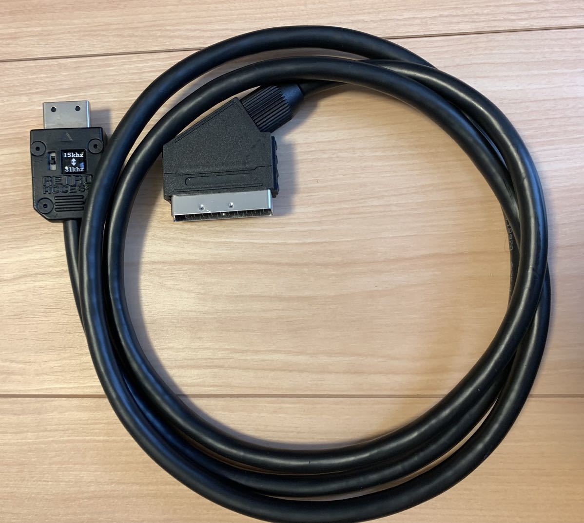 Dreamcast SCART RGBケーブル Retroaccess製 15khz 31khz切り替えスイッチ付き ドリームキャスト ...