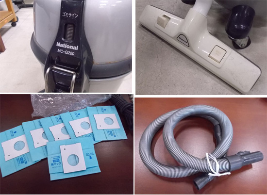 ナショナル 業務用掃除機 MC-G220 1997年製 み 紙パック付き National 現パナソニック クリーナー 札幌市東区 新道東店 ...