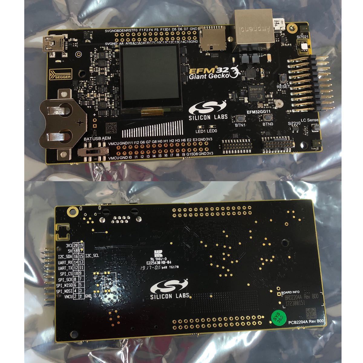 Silicon Labs 開発ツール 3点セット EFR32BG Bluetooth SoC Gecko Starter Kit ...