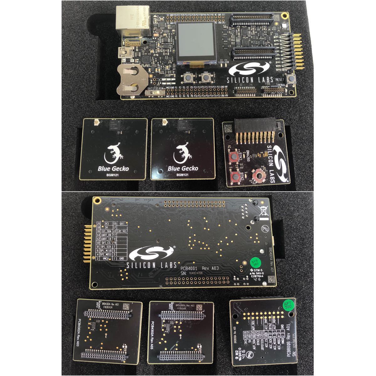 Silicon Labs 開発ツール 3点セット EFR32BG Bluetooth SoC Gecko Starter Kit ...