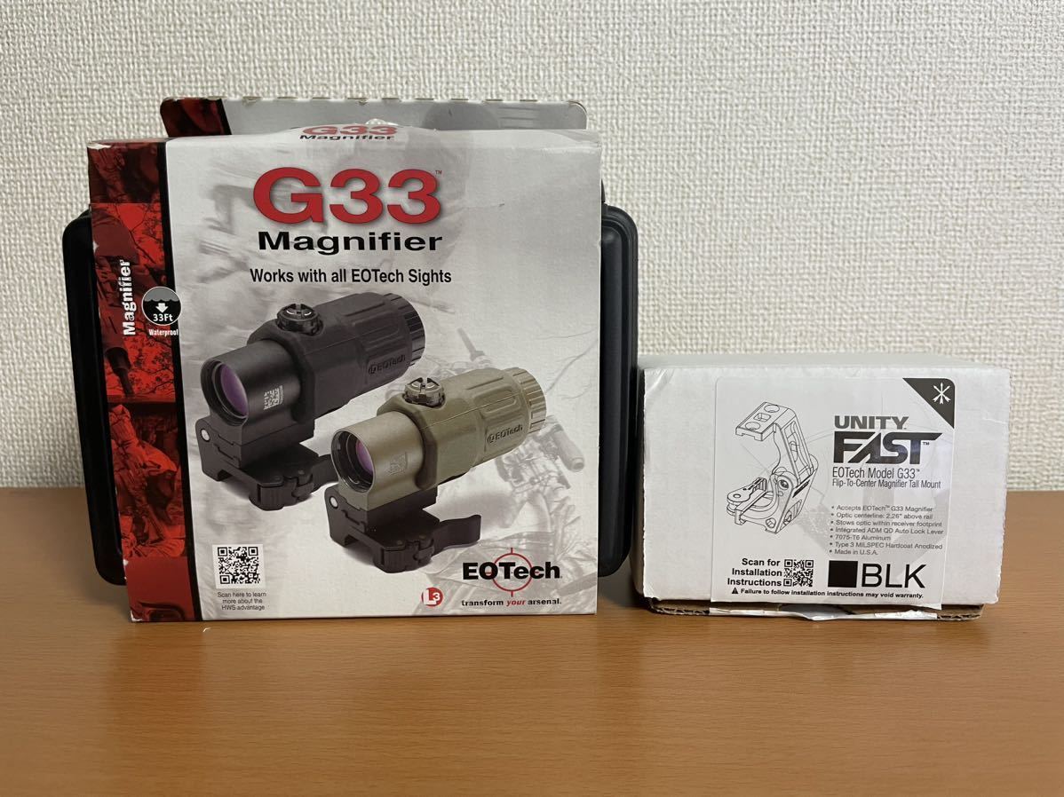 EOTech G33 Unityマウントセット ブースター マグニファイア スコープ(パーツ)｜売買されたオークション情報、yahooの商品情報をアーカイブ公開 - オークファン（aucfan ...